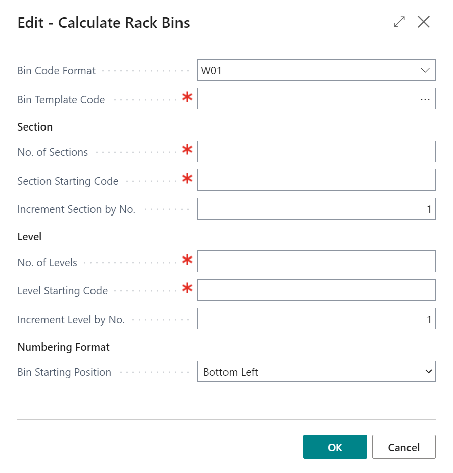 Clever Dynamics - Rack Bin Creation